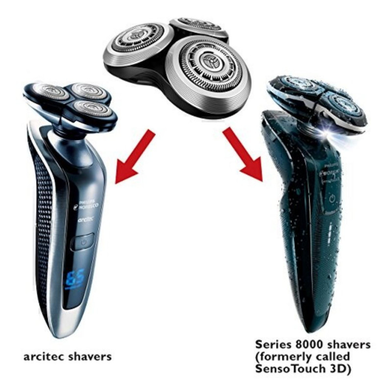 Lâminas RQ12+ P/Barbeador Philips RQ1050, RQ1090, RQ1095,RQ1250, RQ1280 ...