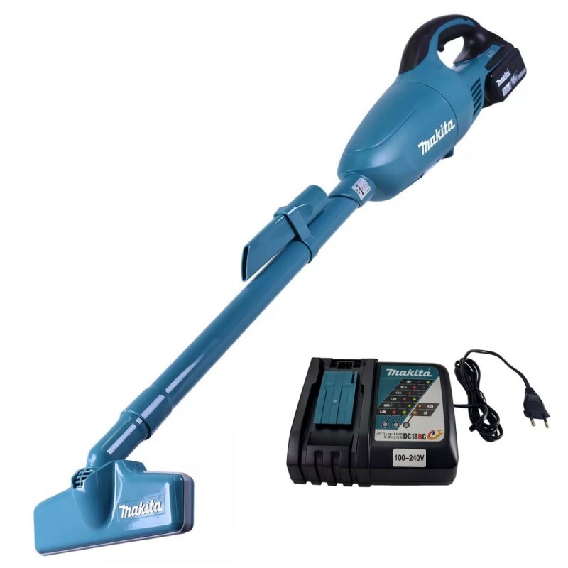 Aspirador de Pó Makita 18 Volts DCL180 Com Bateria e Carregador